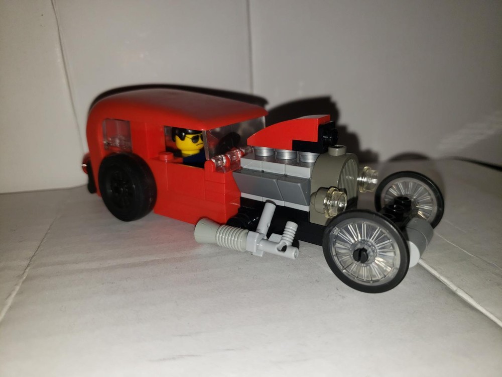 LEGO MOC Hot Rod by Rocket Racer318 | Rebrickable - Build with LEGO