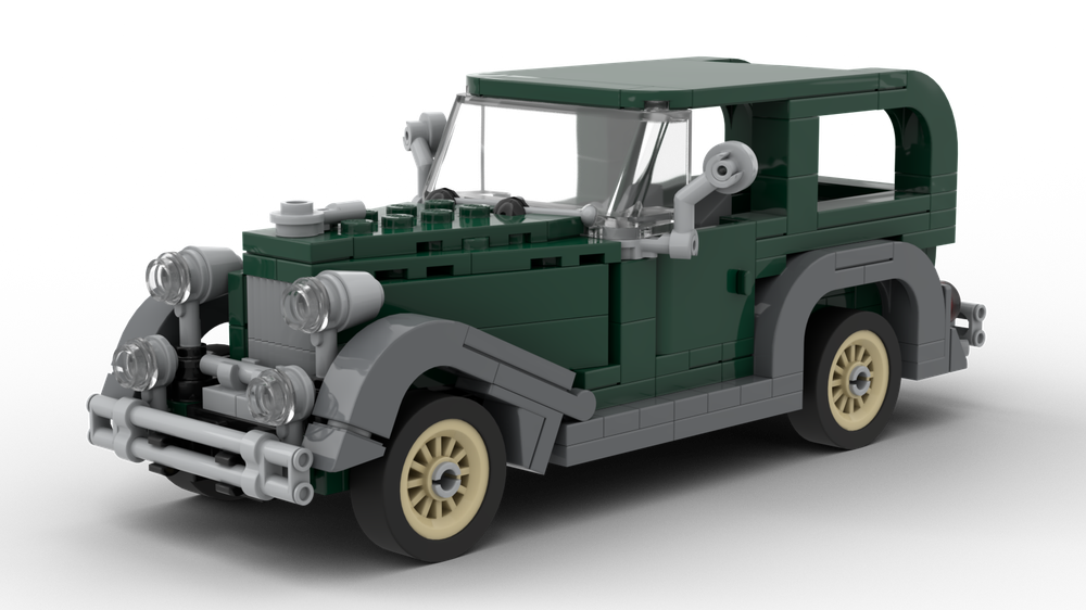 LEGO MOC 1930's Goodson Coupe by Yellow.LXF | Rebrickable - Build with LEGO