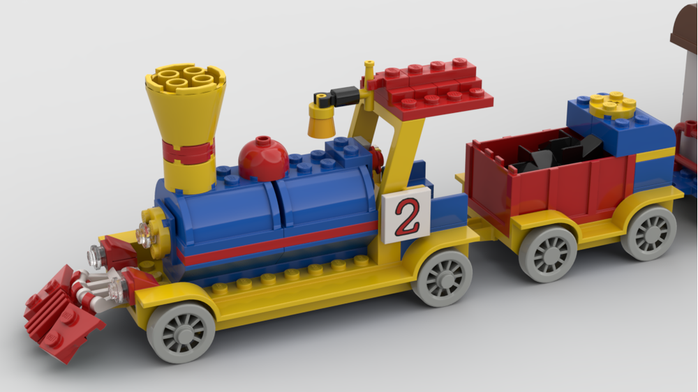 LEGO MOC Fabuland Train by Rocket Racer318 | Rebrickable - Build with LEGO