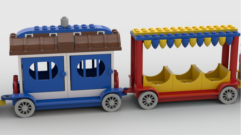 LEGO MOC Fabuland Train by Rocket Racer318 | Rebrickable - Build with LEGO