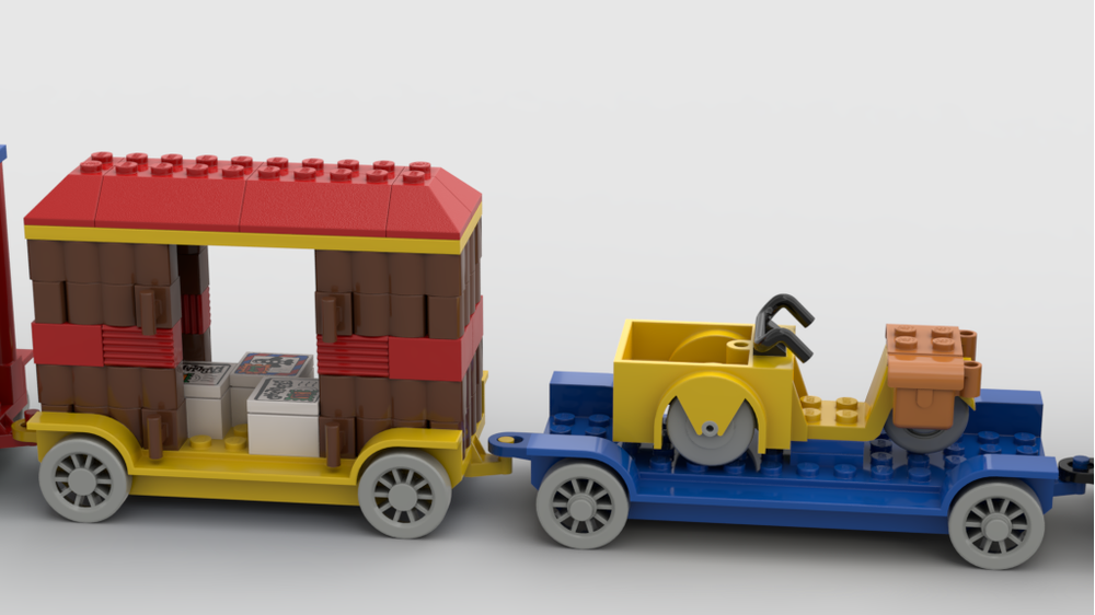 LEGO MOC Fabuland Train by Rocket Racer318 | Rebrickable - Build with LEGO