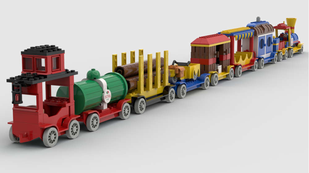 LEGO MOC Fabuland Train by Rocket Racer318 | Rebrickable - Build with LEGO