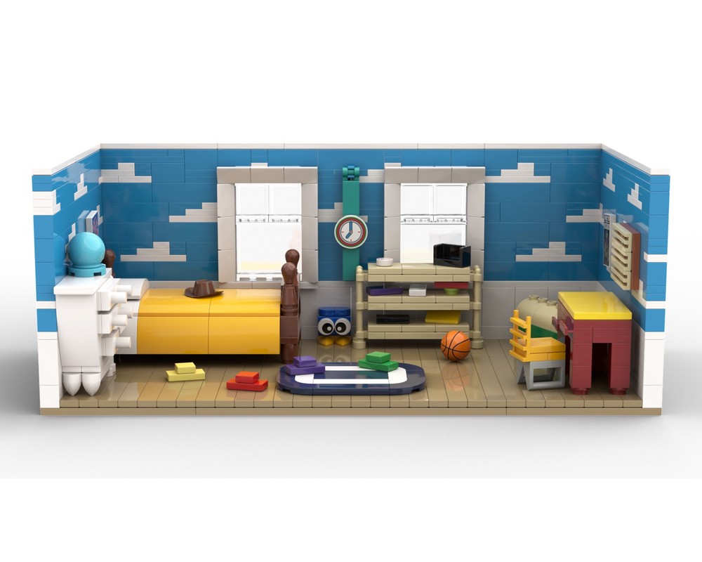 LEGO MOC Toy Story Andy's Room by OneBrickPony | Rebrickable - Build ...