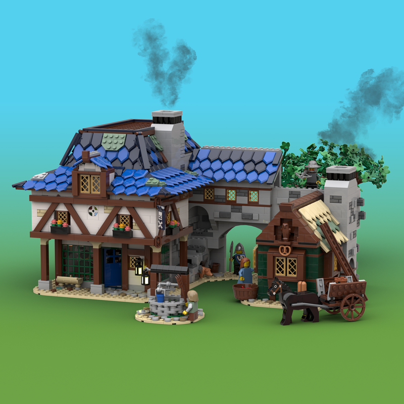 LEGO MOC José's Inn and Bakery by Jildos_legoplanet | Rebrickable ...