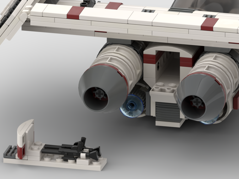 LEGO MOC Mist Hunter (Zuckuss and 4-LOM's bounty hunter gunship) by ...