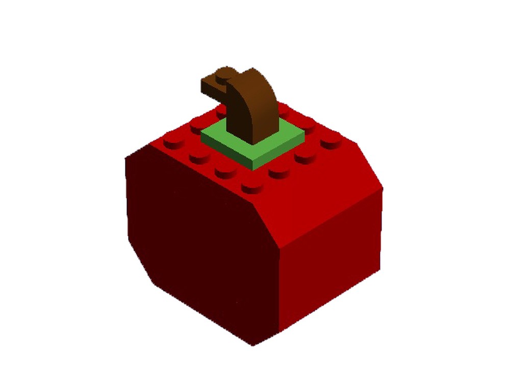 LEGO MOC Classic Apple by Aureru | Rebrickable - Build with LEGO