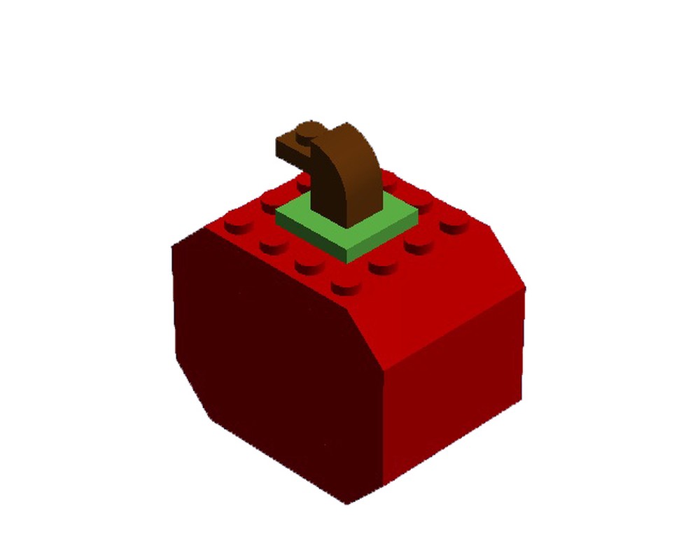 LEGO MOC Classic Apple by Aureru | Rebrickable - Build with LEGO