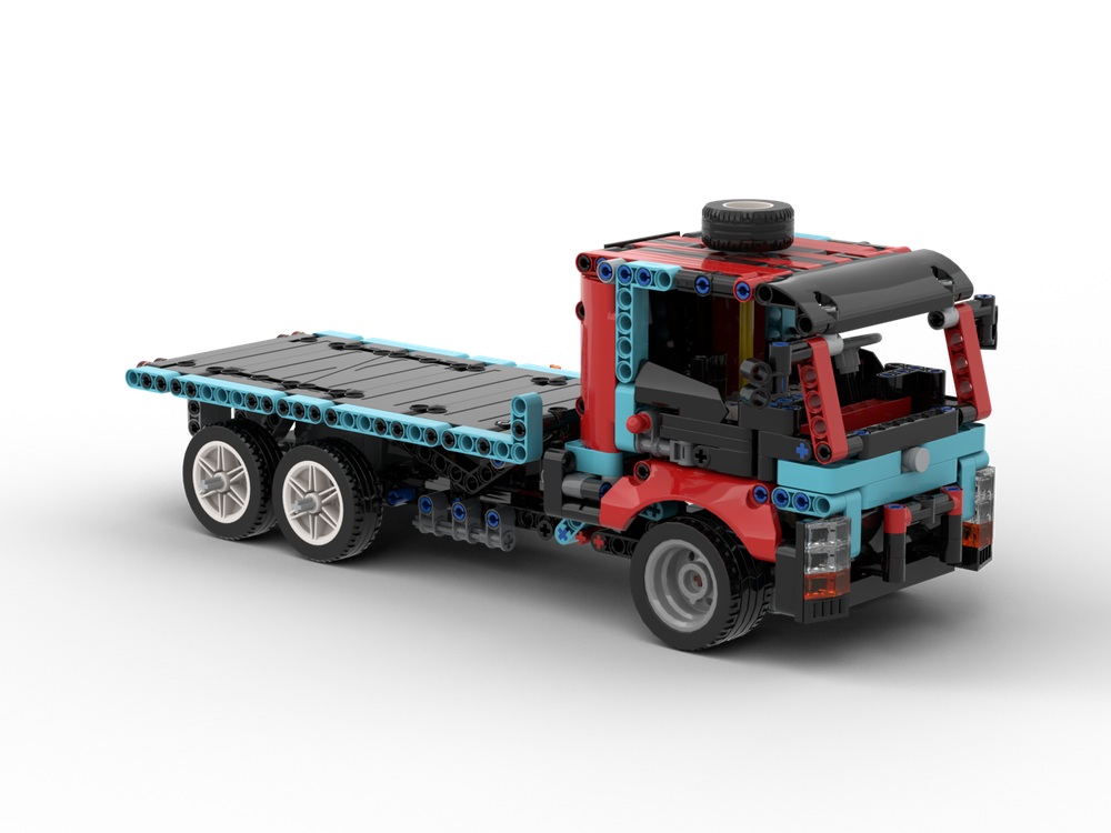 LEGO MOC 42106 - C-Model - Flatbed Truck by stily | Rebrickable - Build ...