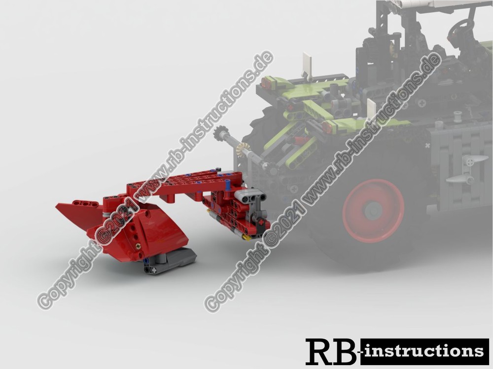 LEGO MOC Single notch plow for Claas Xerion 5000 or Fastrac ...