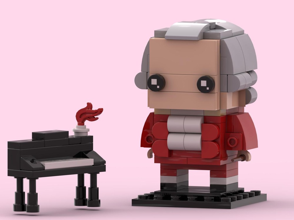 LEGO MOC Wolfgang Amadeus Mozart - Great Composers BrickHeadz by ...