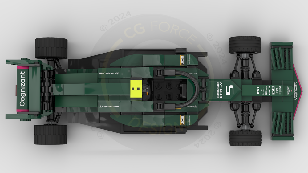 LEGO MOC F1 Aston Martin AMR21 by CGForceDesigns | Rebrickable - Build ...