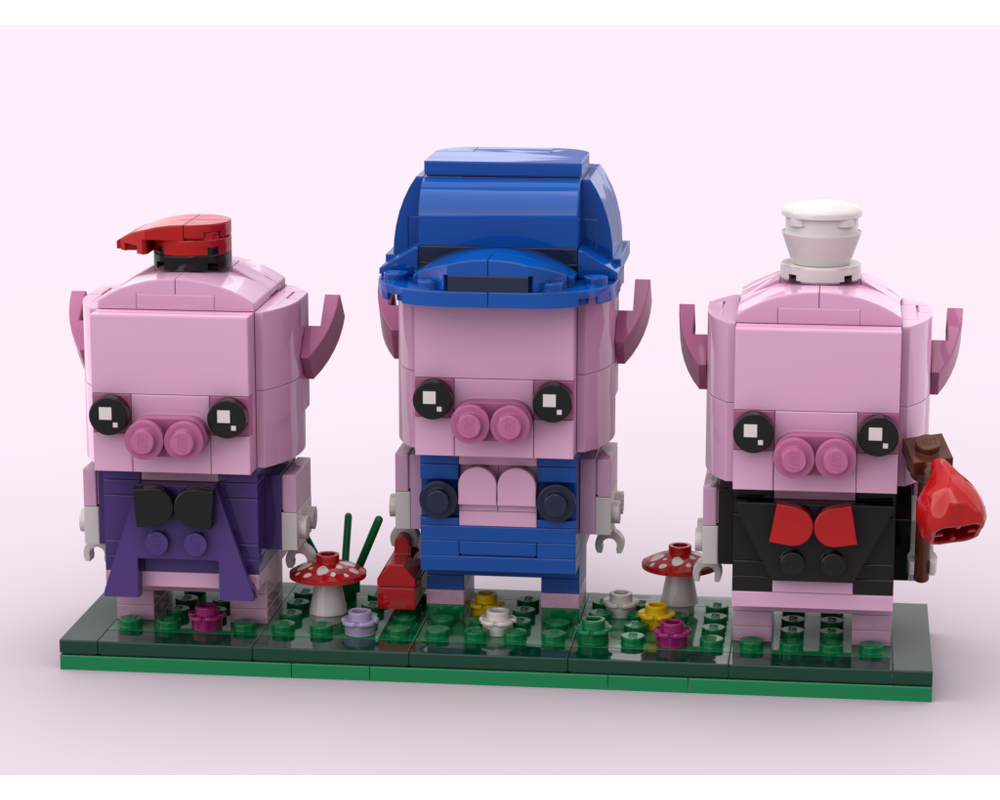 LEGO MOC The Three Little Pigs by LegoMocBrickheadz | Rebrickable ...