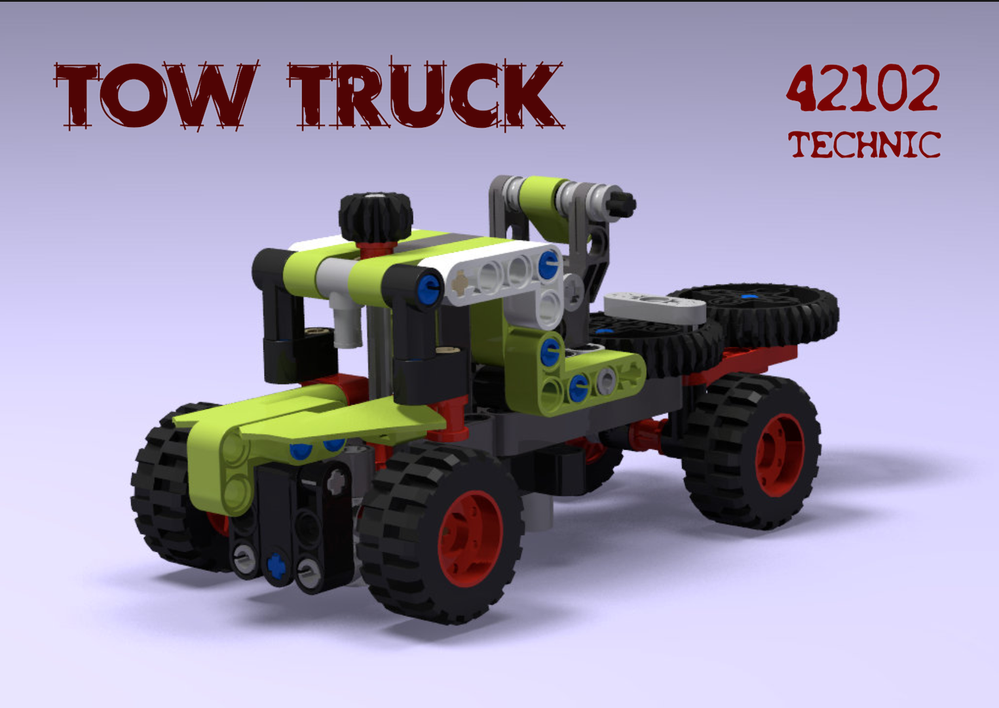 LEGO MOC 42102 TOW TRUCK by Lovestone | Rebrickable - Build with LEGO
