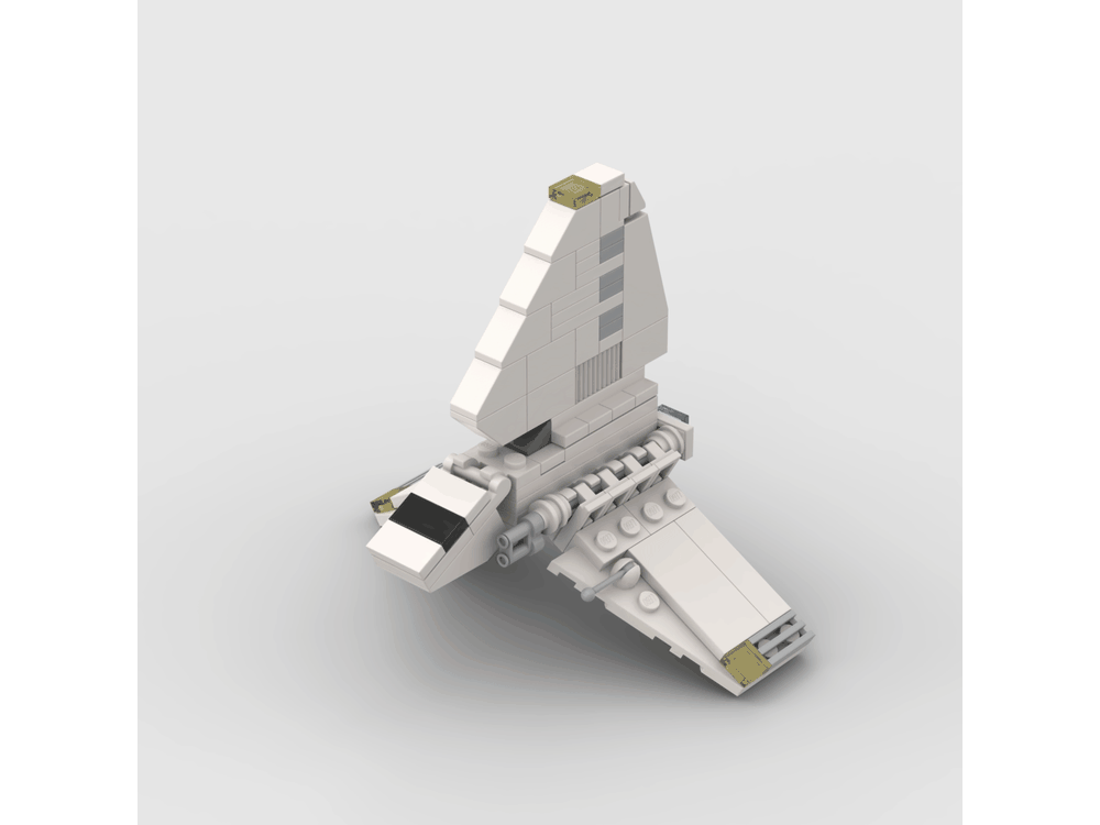 LEGO MOC Micro Build - Lambda Class Shuttle - V2 by ZeroFoxGiven ...