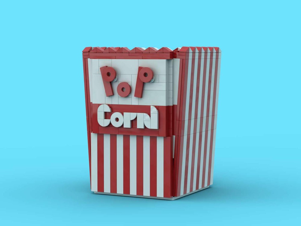 LEGO MOC PopCorn Bucket by Dwalin Forkbeard | Rebrickable - Build with LEGO