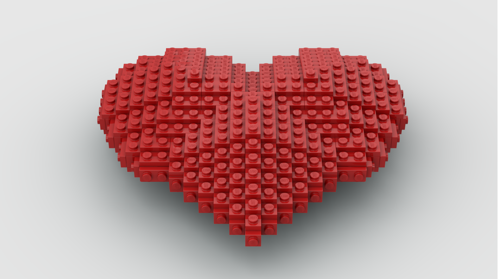 LEGO MOC Heart by Shryne | Rebrickable - Build with LEGO