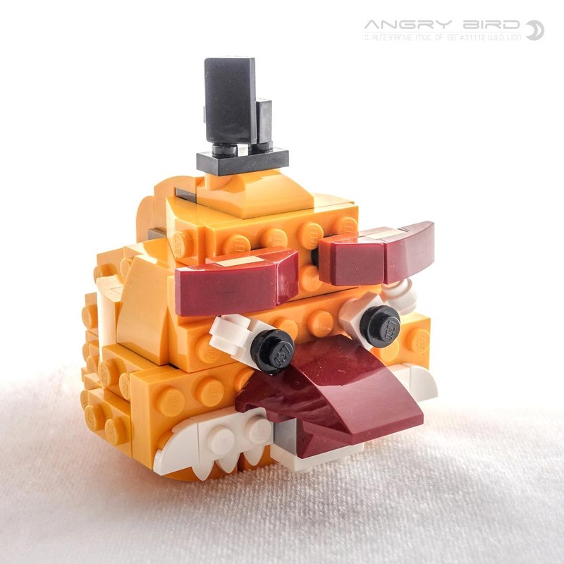 LEGO MOC Yellow Angry Bird by dvdliu | Rebrickable - Build with LEGO