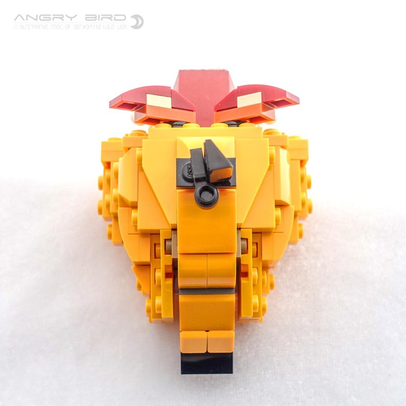 LEGO MOC Yellow Angry Bird by dvdliu | Rebrickable - Build with LEGO