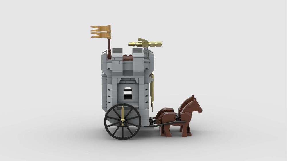 LEGO MOC ----Castle Carriage by AcStudio | Rebrickable - Build with LEGO