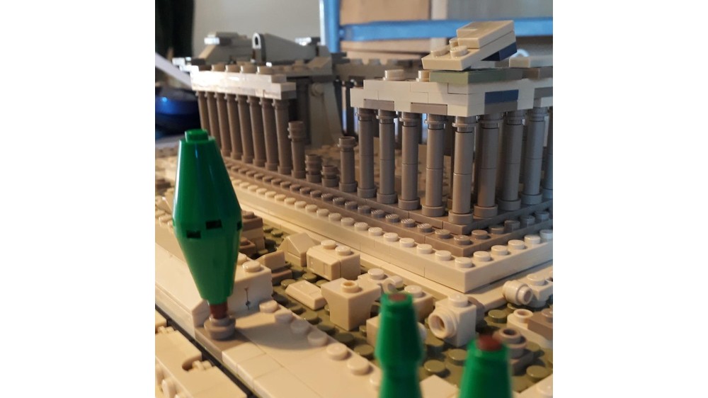 LEGO MOC Parthenon by Micathebricka | Rebrickable - Build with LEGO