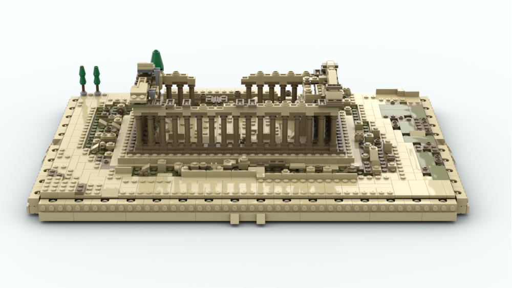 LEGO MOC Parthenon by Micathebricka | Rebrickable - Build with LEGO