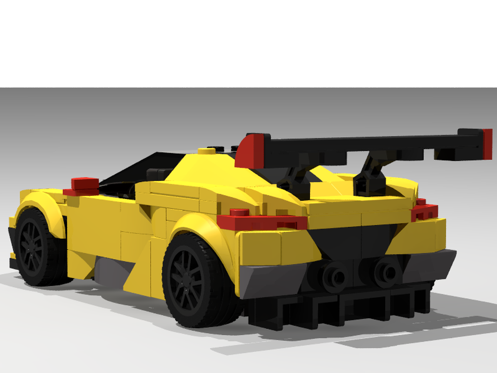 LEGO MOC Chevy Corvette C8-R by deconsnowman | Rebrickable - Build with ...