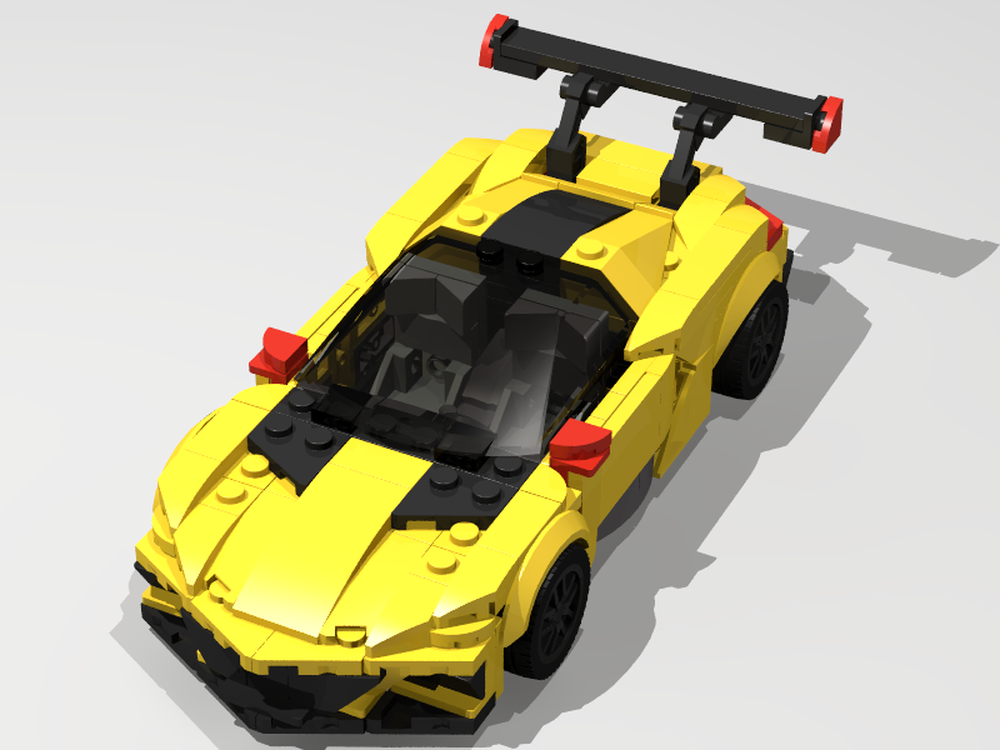 LEGO MOC Chevy Corvette C8-R by deconsnowman | Rebrickable - Build with ...