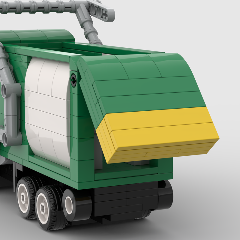 LEGO MOC Garbage Truck And Dumpster by BlockMOCs | Rebrickable - Build ...