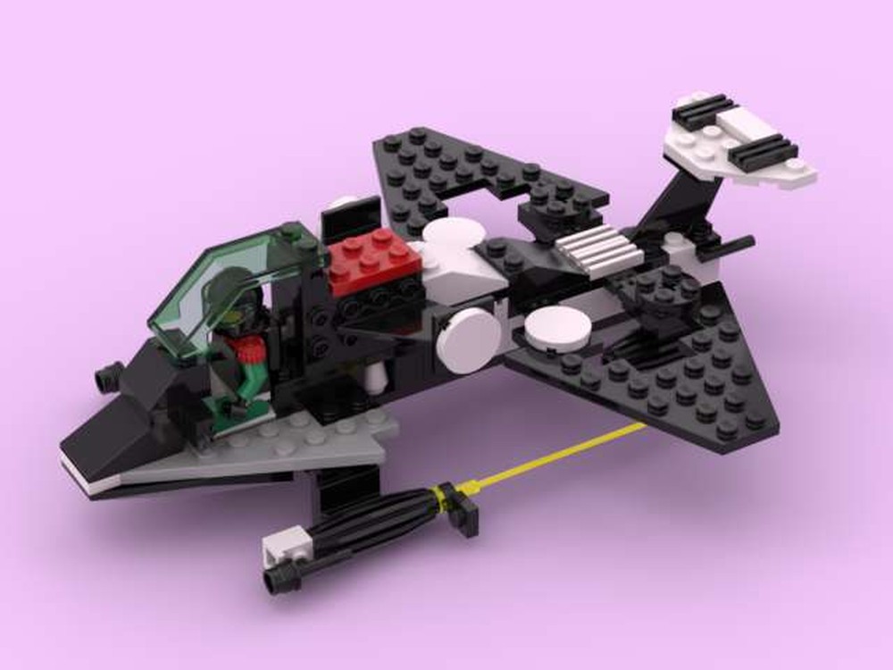 LEGO MOC 6887&6813 Space jet by fysztof | Rebrickable - Build with LEGO