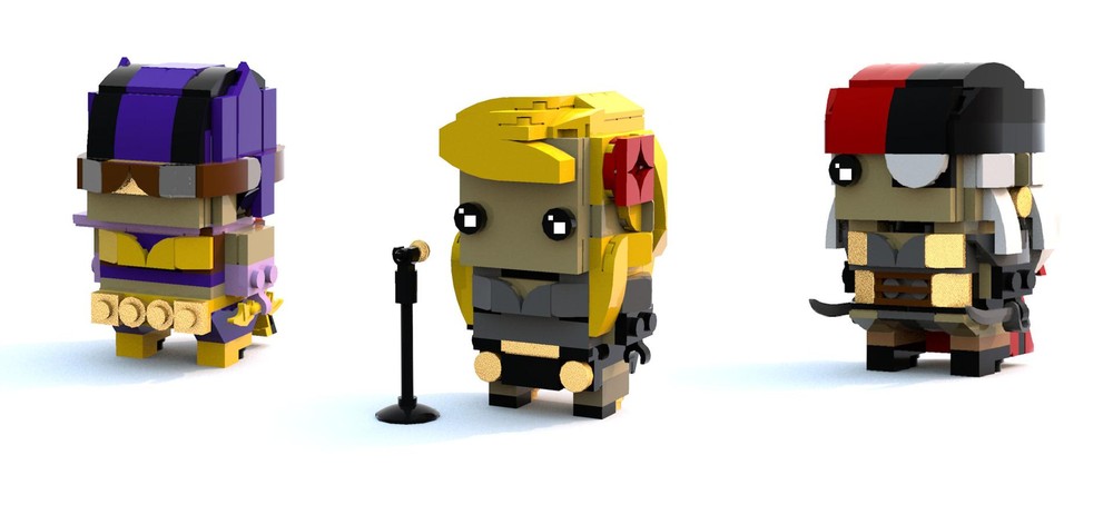 Lego Moc Super Pinup Pack 4 By Igor X Rebrickable Build With Lego