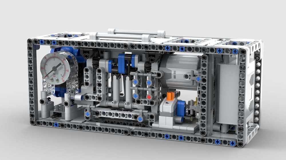 LEGO MOC Air Compressor by BKu | Rebrickable - Build with LEGO