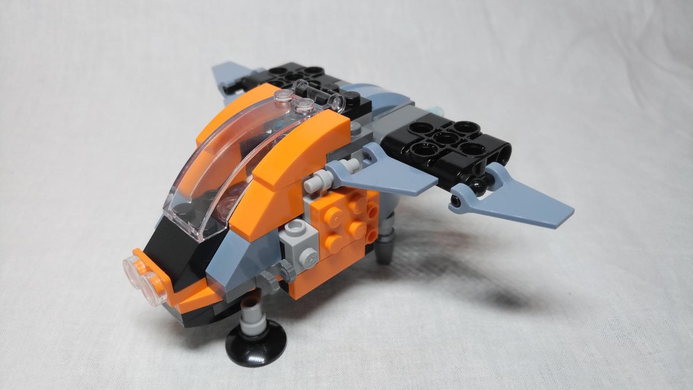 LEGO MOC Cyber Escape Capsule by Dafeld | Rebrickable - Build with LEGO