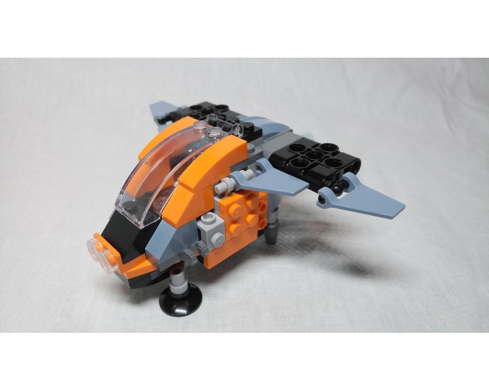 LEGO MOC Cyber Escape Capsule by Dafeld | Rebrickable - Build with LEGO