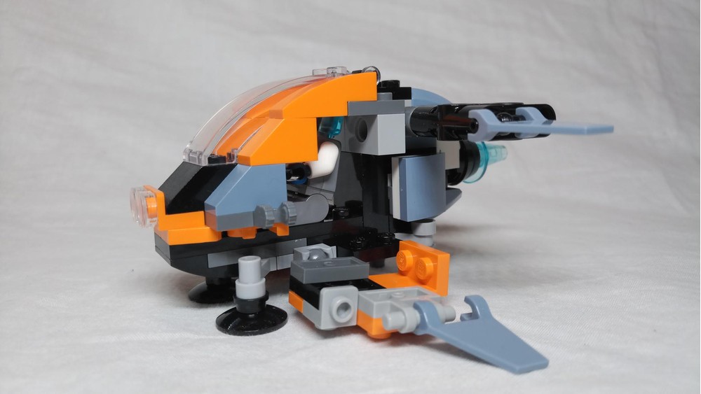 LEGO MOC Cyber Escape Capsule by Dafeld | Rebrickable - Build with LEGO