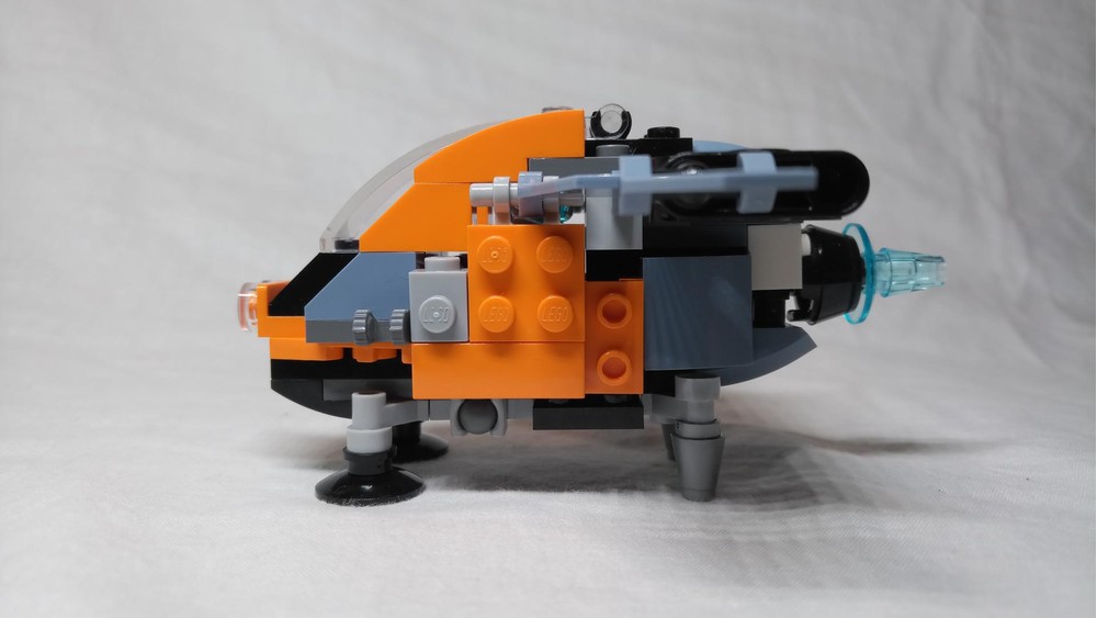 LEGO MOC Cyber Escape Capsule by Dafeld | Rebrickable - Build with LEGO