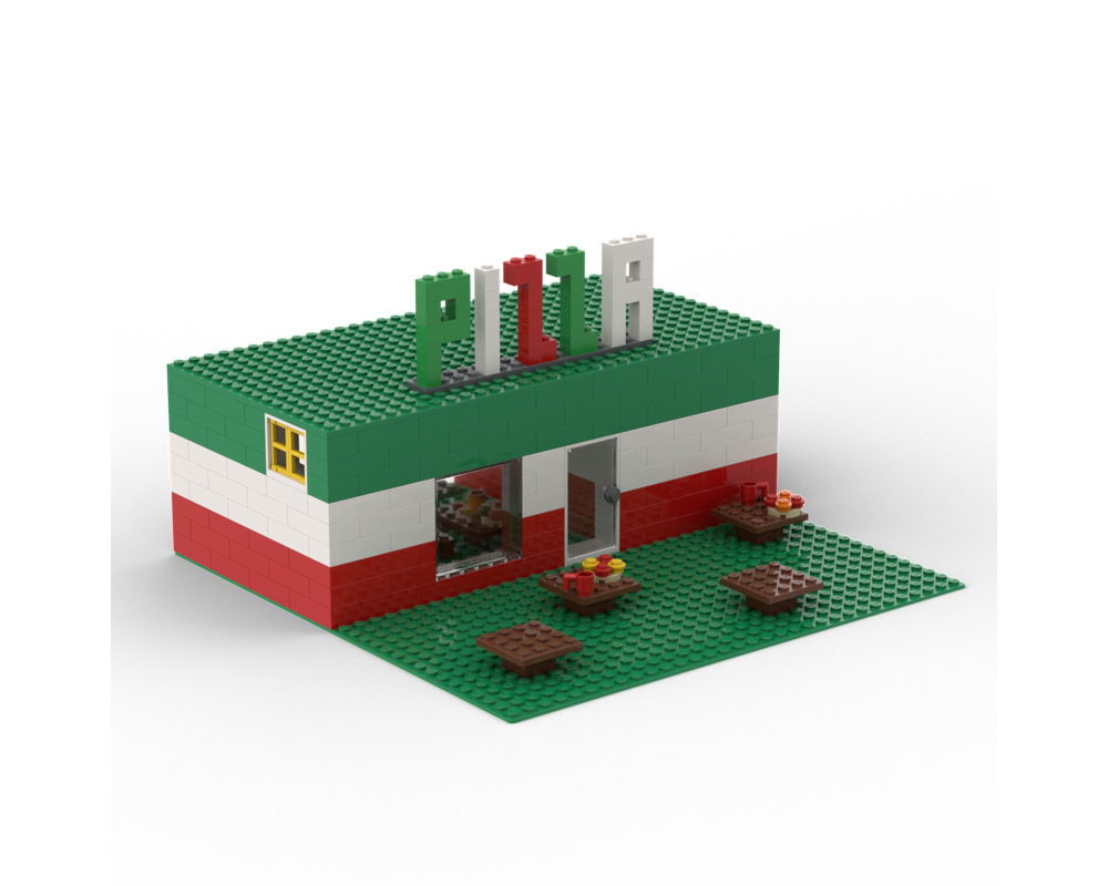 LEGO MOC Pizza House by MaJo-Club | Rebrickable - Build with LEGO