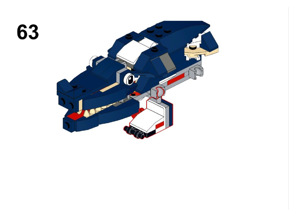 LEGO MOC 31088 Crocodile Alternate Build by LegoDesigner | Rebrickable ...