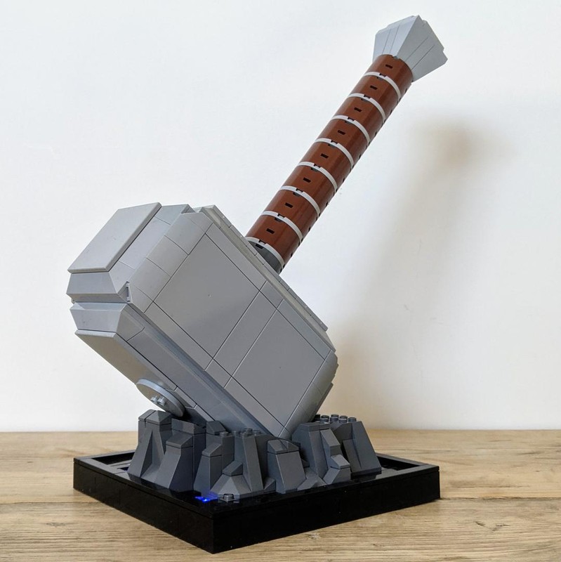 LEGO MOC Lego Mjolnir (Thor's Hammer) by glenn_tanner55 | Rebrickable ...