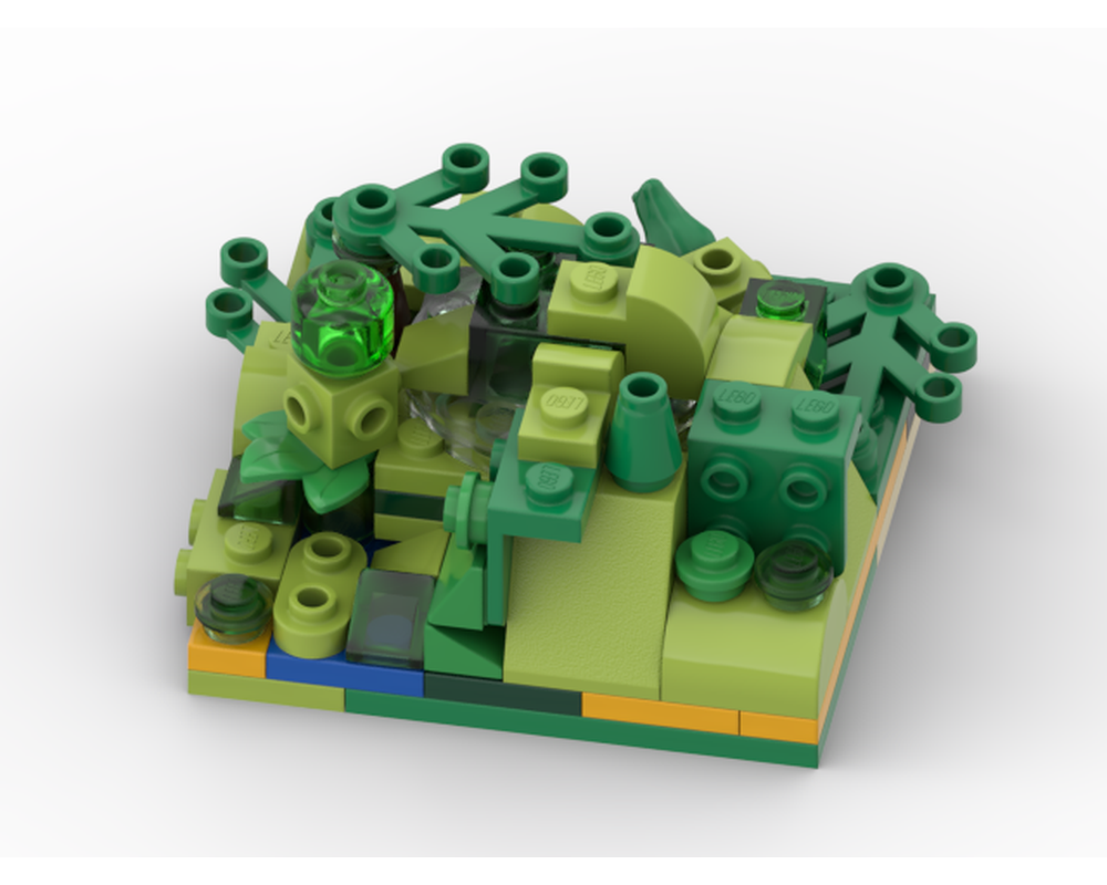 LEGO MOC Nature Landscape by Amused_Moose | Rebrickable - Build with LEGO