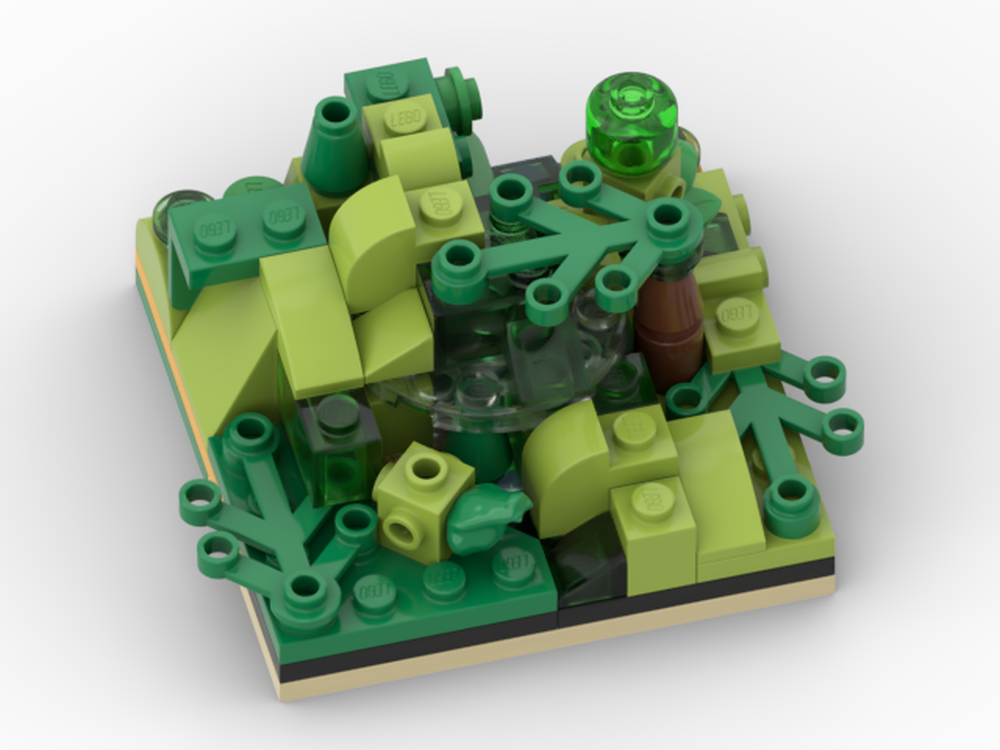 LEGO MOC Nature Landscape by Amused_Moose | Rebrickable - Build with LEGO