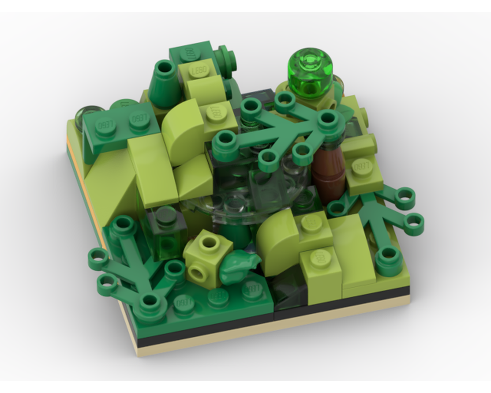LEGO MOC Nature Landscape by Amused_Moose | Rebrickable - Build with LEGO