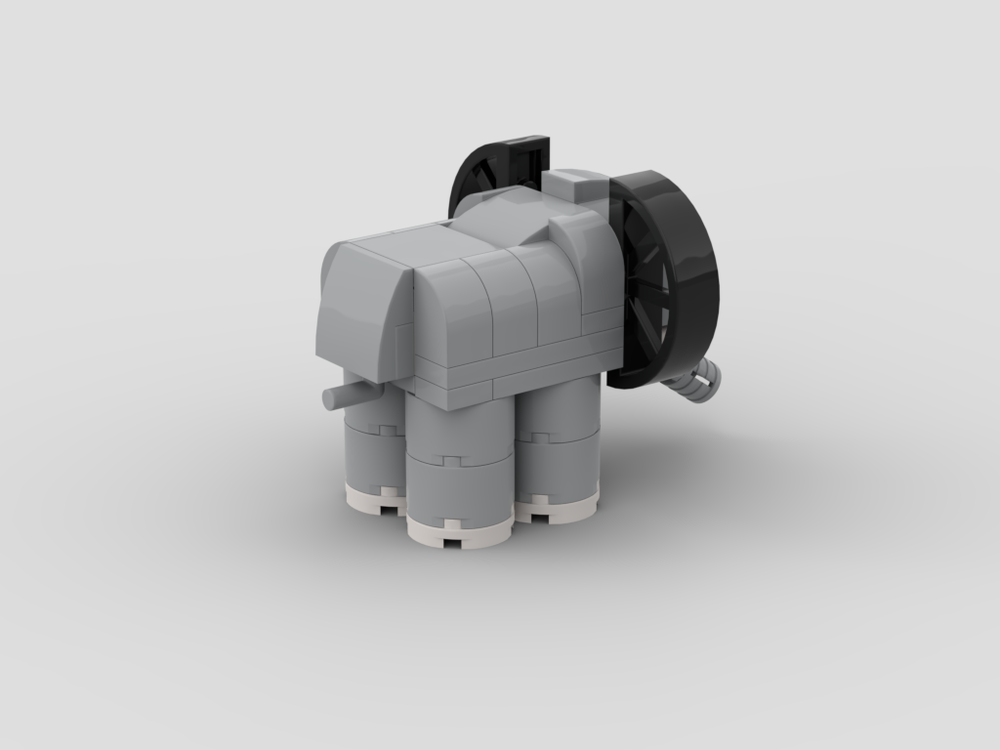 LEGO MOC Elephant by ervit | Rebrickable - Build with LEGO