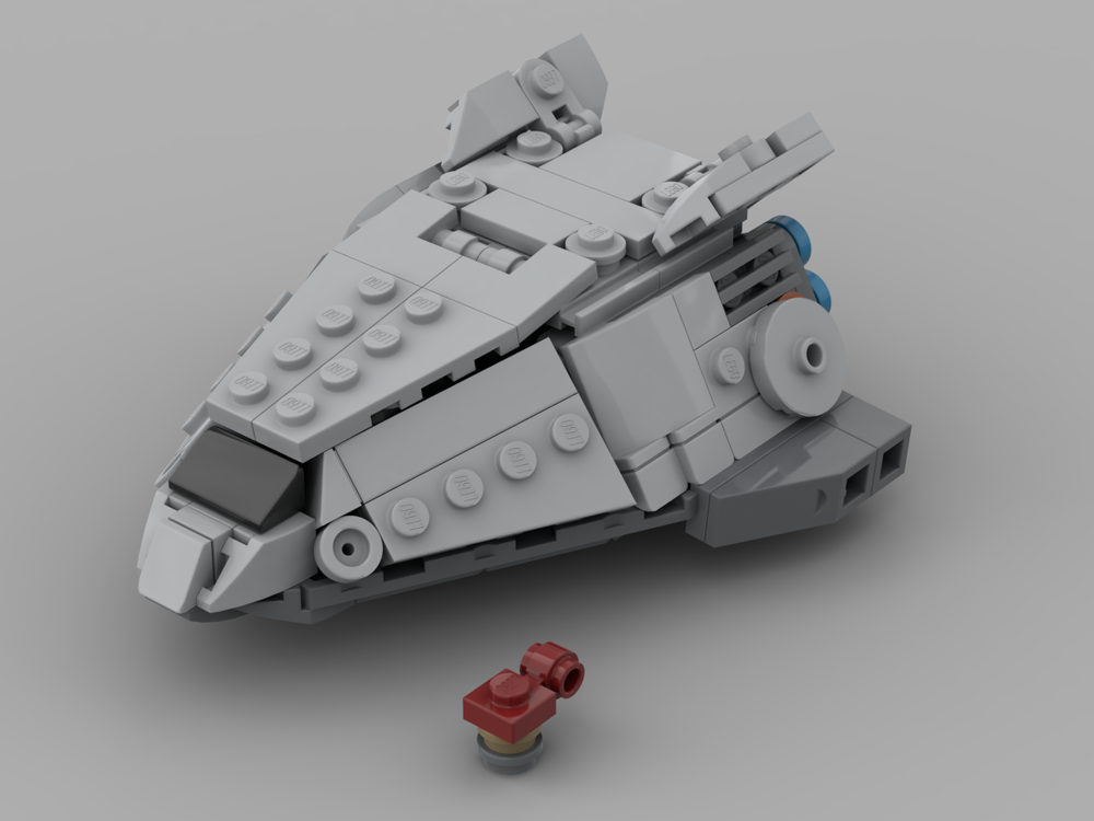 LEGO MOC 1:250 scale elite dangerous Hauler by TheRealBeef1213 ...