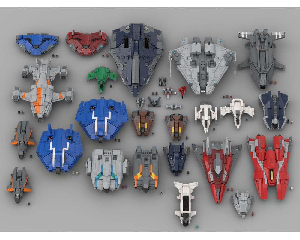 LEGO MOC 1:250 scale elite dangerous Hauler by TheRealBeef1213 ...