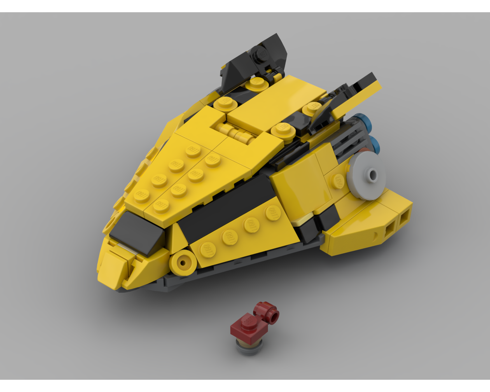 LEGO MOC 1:250 scale elite dangerous Hauler by TheRealBeef1213 ...