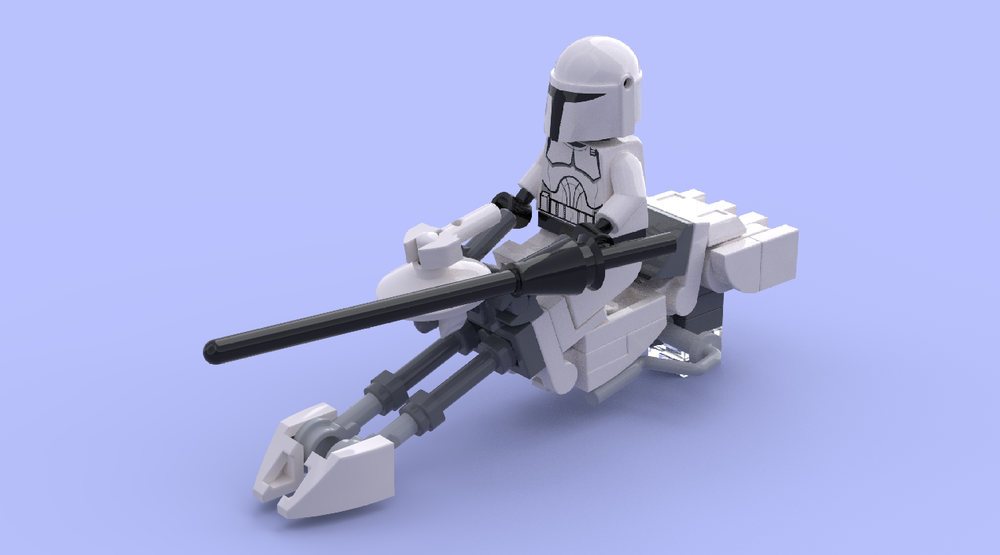 LEGO MOC Clone Lancer Speeder by Fallofone | Rebrickable - Build with LEGO