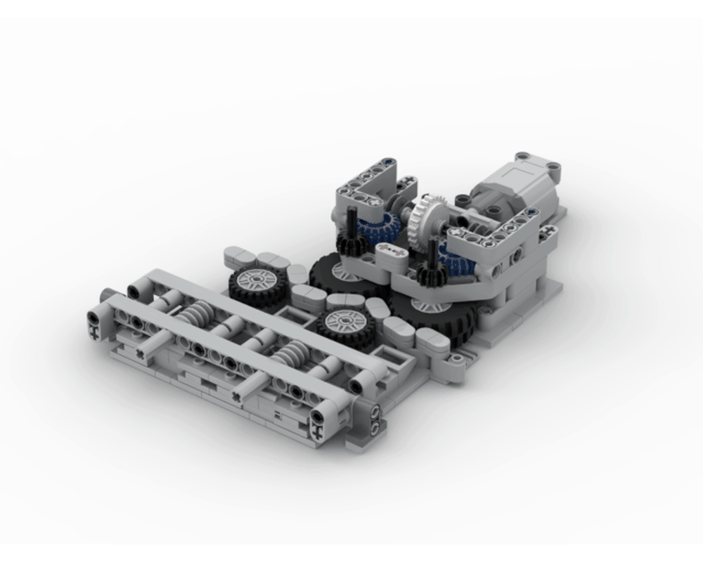 LEGO MOC Minifig Mover - Chain Driver version 2 by djm | Rebrickable ...