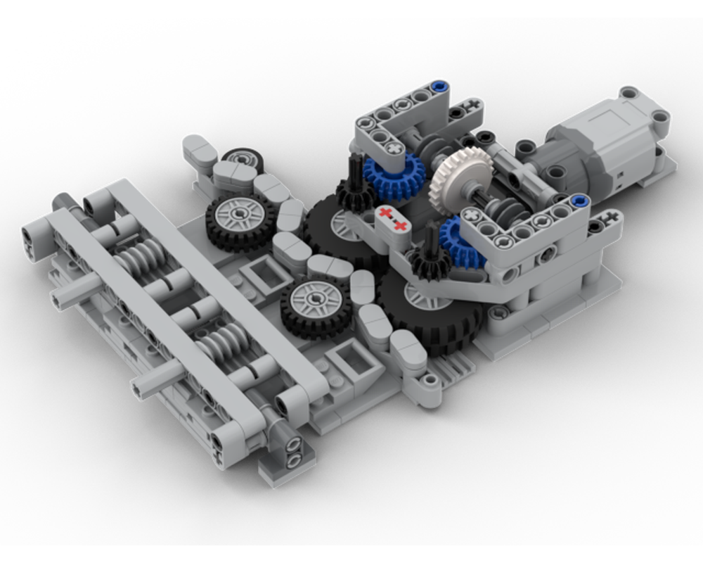 LEGO MOC Minifig Mover - Chain Driver version 2 by djm | Rebrickable ...