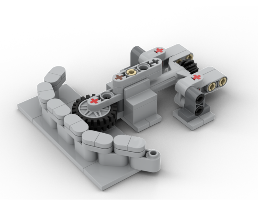 LEGO MOC Minifig Mover - Chain Tensioner, Single Wheel by djm ...
