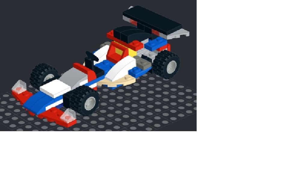 LEGO MOC formula racer by oneofthespinningwheels | Rebrickable - Build ...